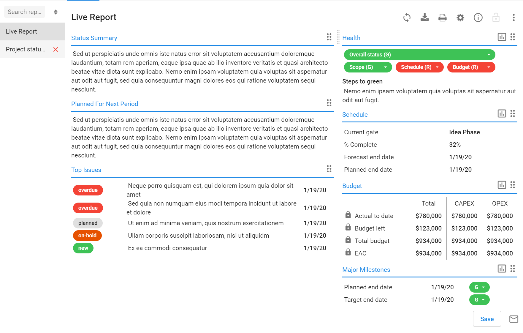 How to write a Project Status Report