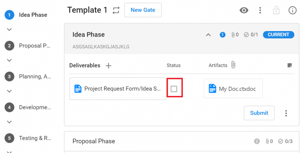 Completix Documentation | Project Gating & Approval Process